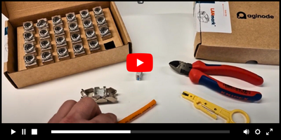 LANmark-6A ULTIM Snap-In Connector Catégorie 6A Blindé CE | Aginode