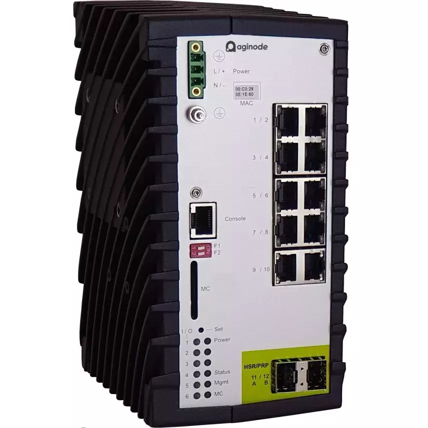 12 Port Switches with HSR | Aginode